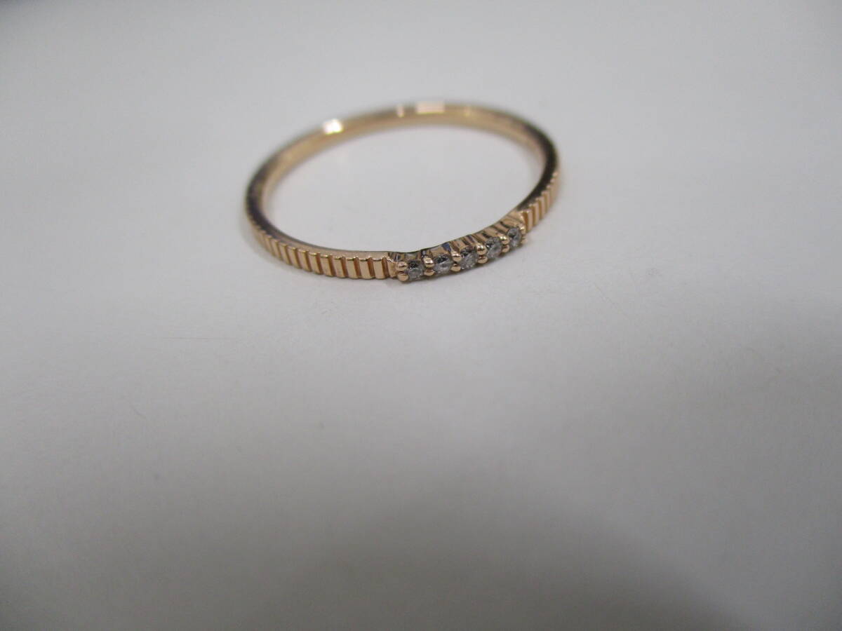 Yahoo!オークション - ete エテ K10 ダイヤモンド 0.03ct ゴールド リ...