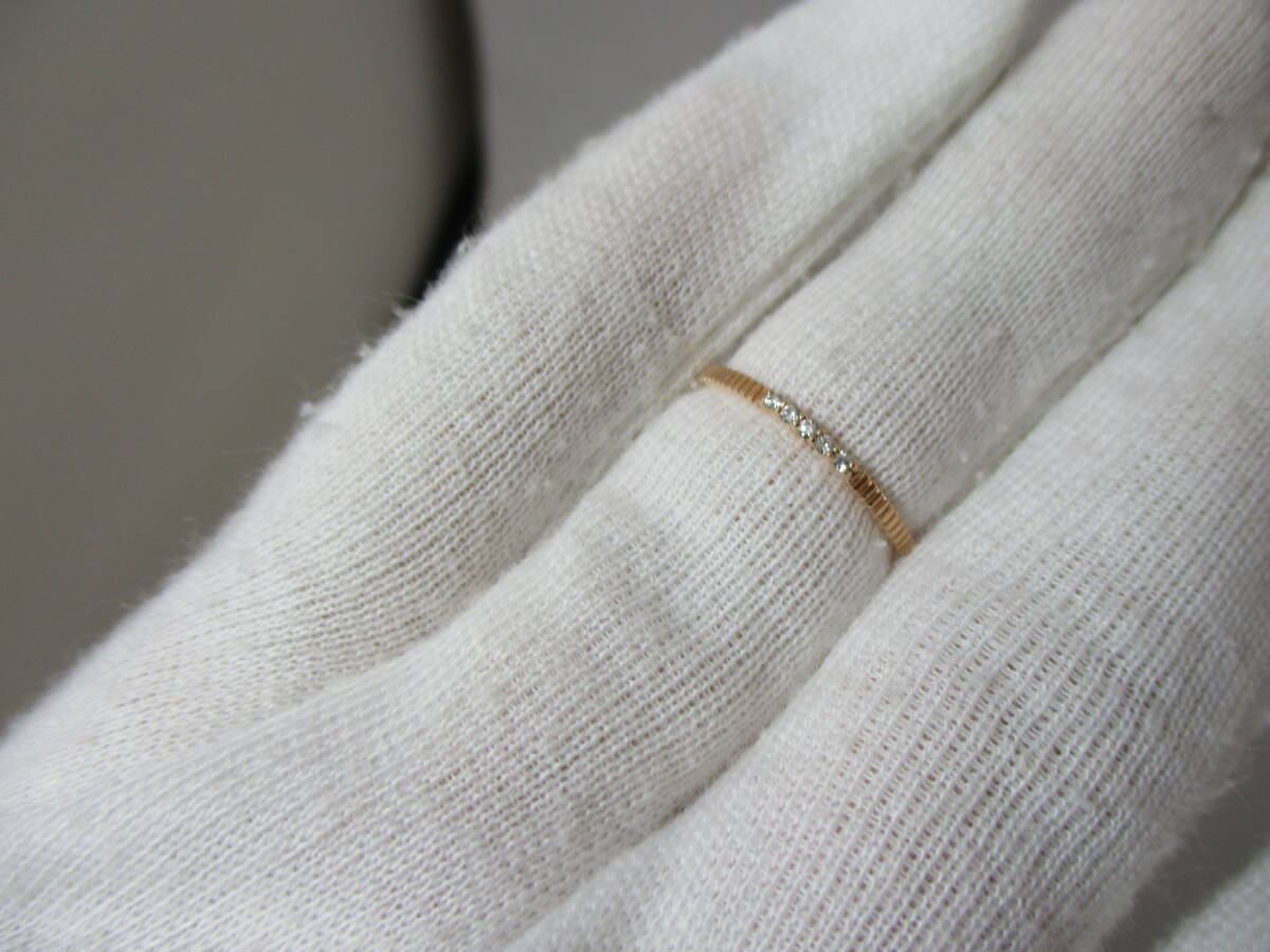 Yahoo!オークション - ete エテ K10 ダイヤモンド 0.03ct ゴールド リ...