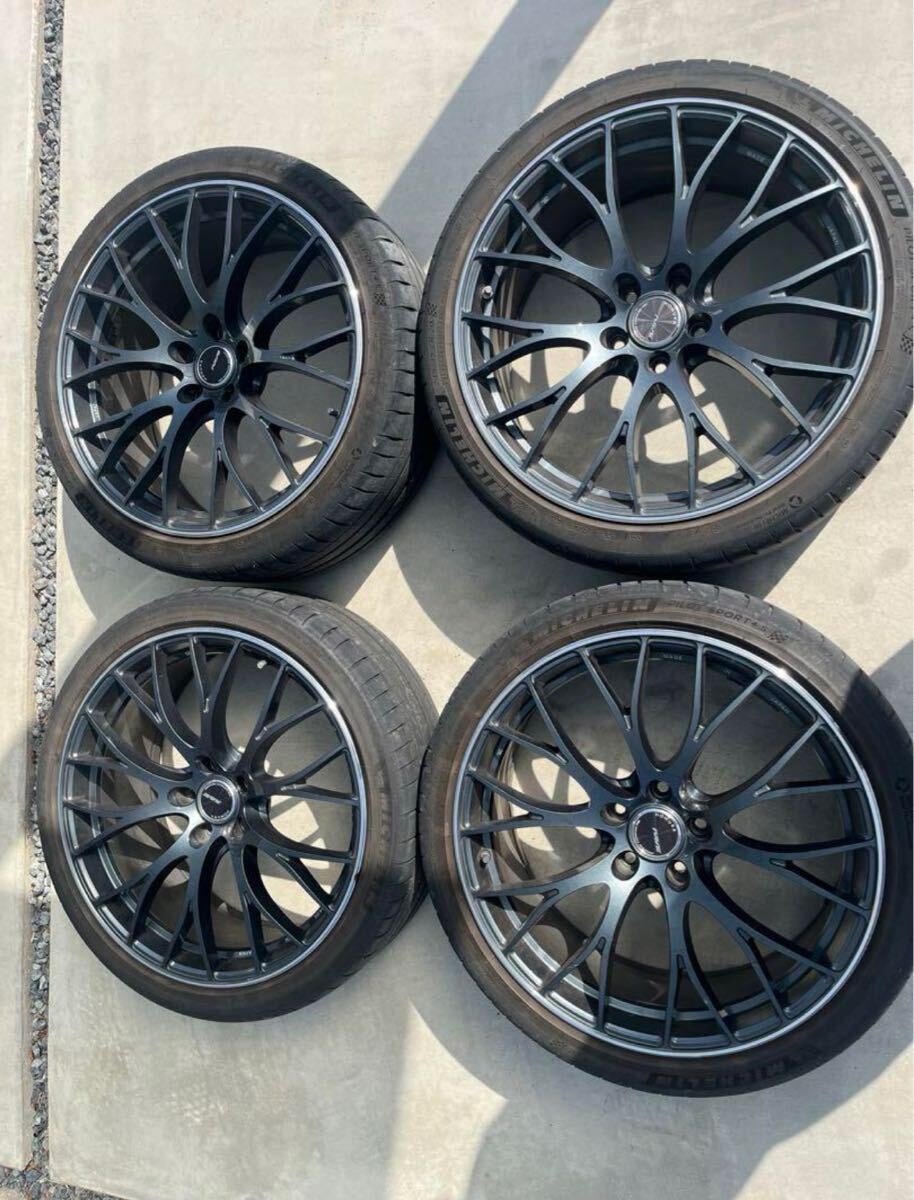 Yahoo!オークション - レイズ ホムラ2X10 20 5H114.3 8.5J+45 245/35R2...