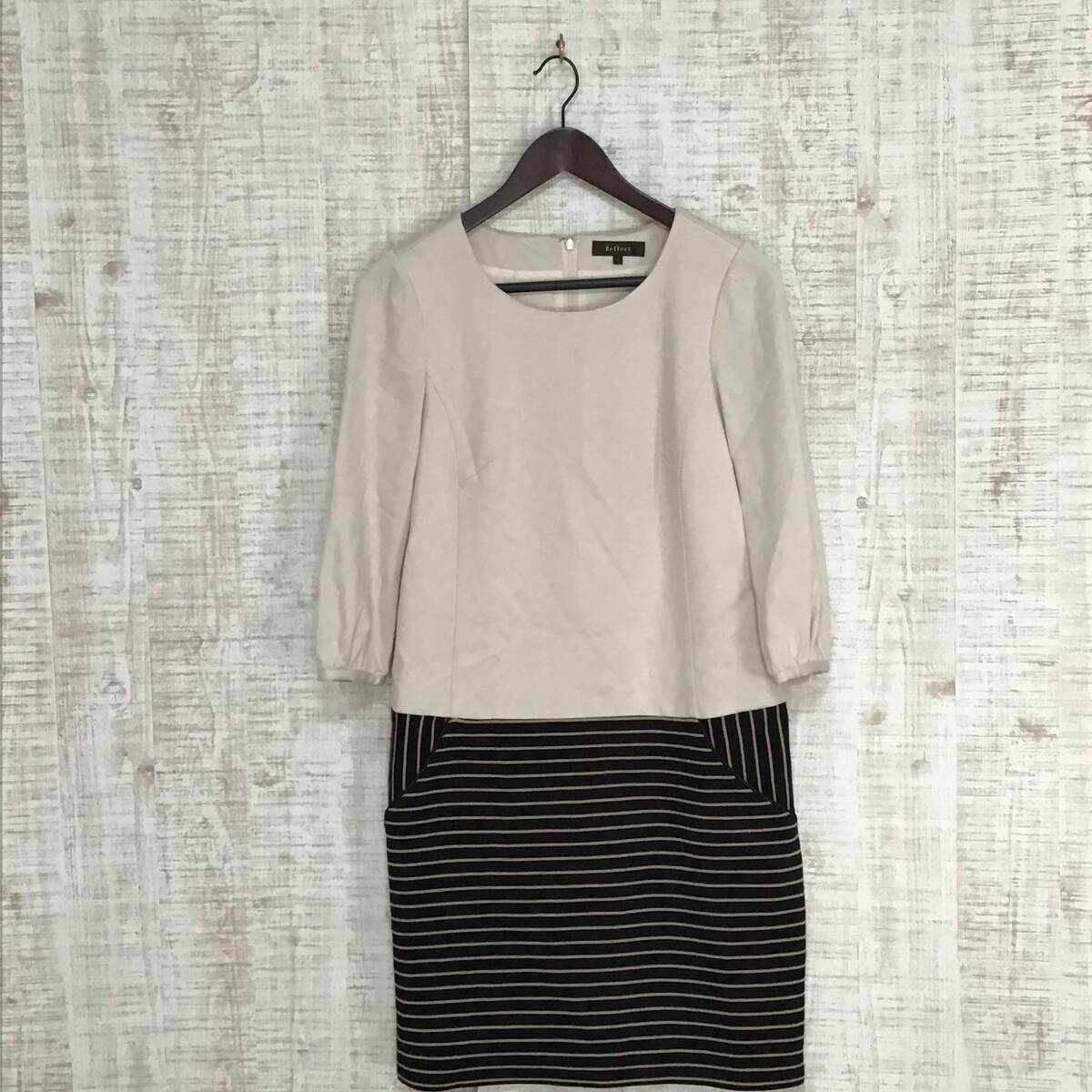 Yahoo!オークション - A483 Reflect | リフレクト ウエスト切り替えワ...