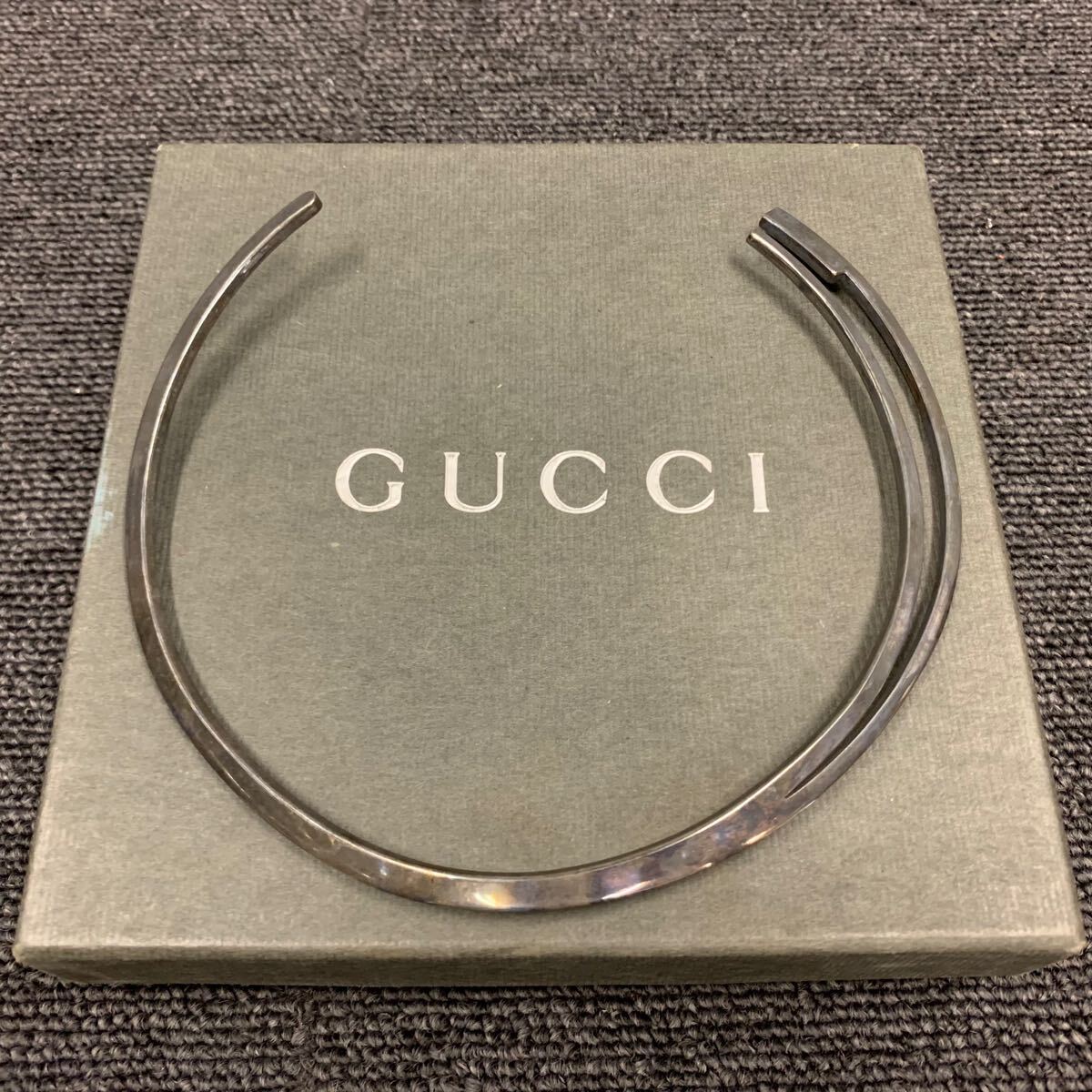 Yahoo!オークション - GUCCI グッチ シルバー SV 925 チョーカー