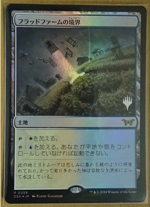 Yahoo!オークション - MTG DSK 日本語 R Foil フラッドファームの境界 ...