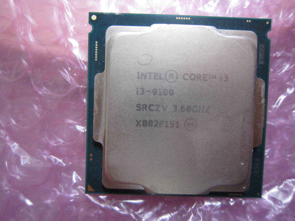 Yahoo!オークション - 2932 CPU Intel Core i3 9100 3.60GHz SRCZV 動...