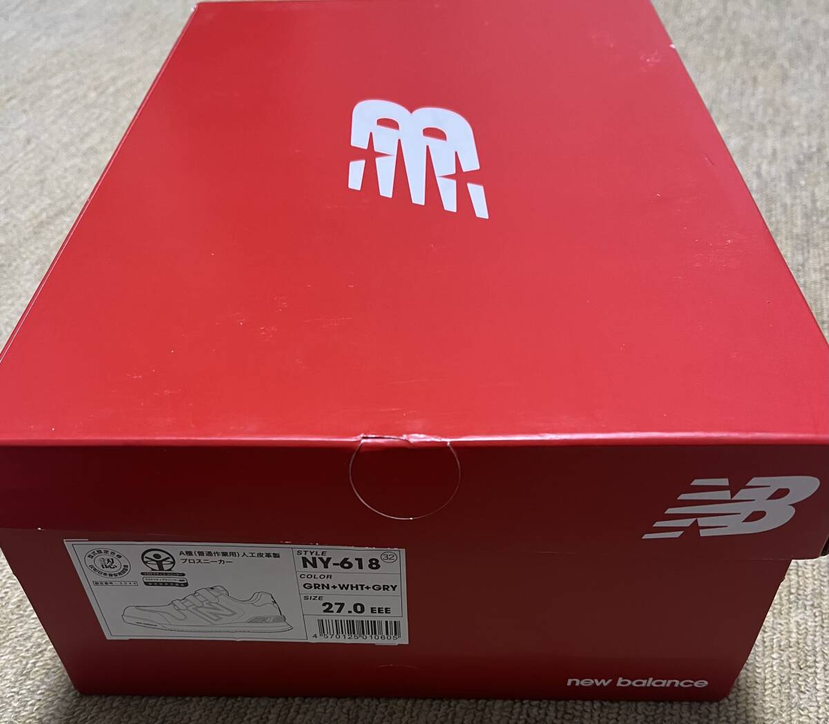 Yahoo!オークション - ニューバランス New York NY-618 安全靴 マジッ...