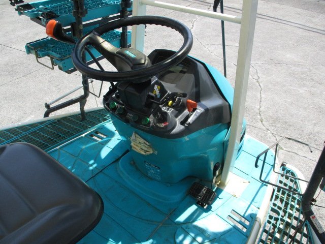 Yahoo!オークション - 群馬 クボタ 8条 田植機 ZP87 ロータリー式 除草...