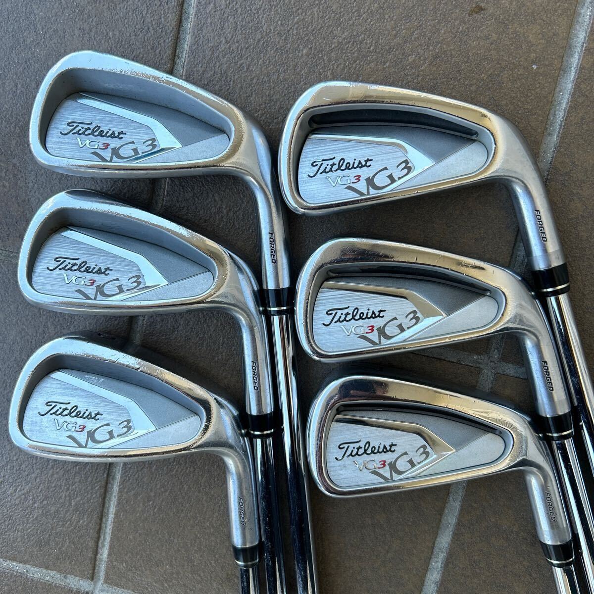 Yahoo!オークション - 【美品】タイトリストVG3 アイアン 5〜9.PW 6本...