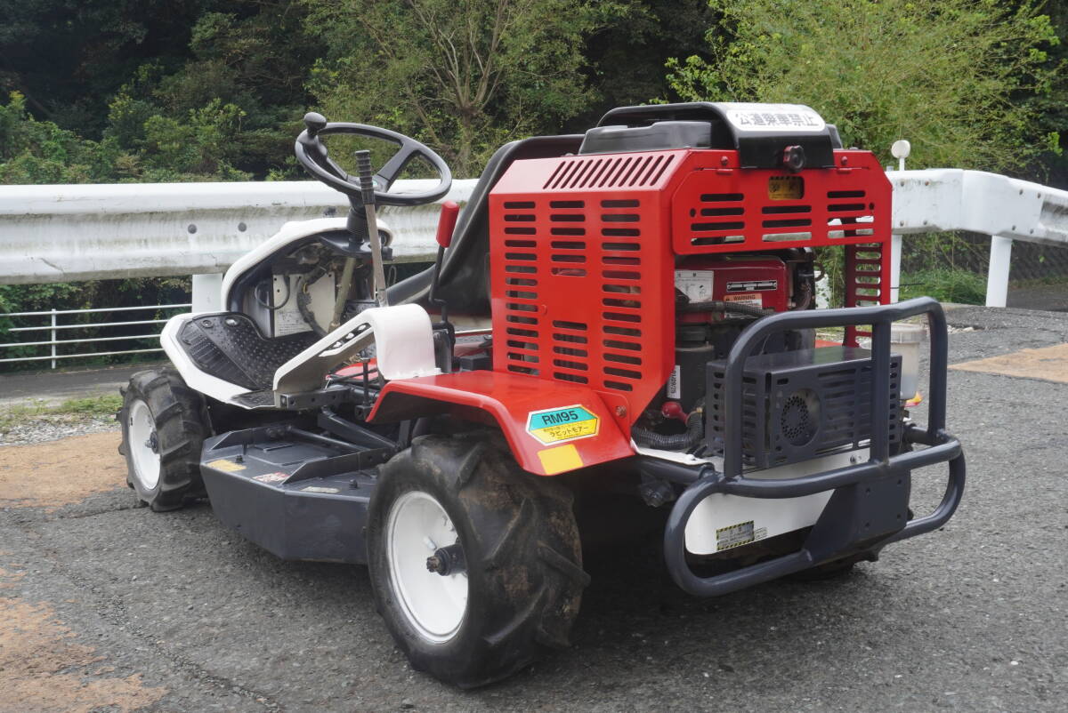 Yahoo!オークション - 静岡県湖西市発 オーレック 乗用草刈機 RM95 ロ...