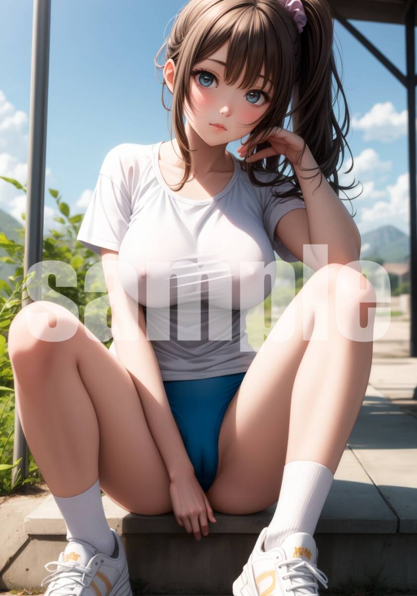 Yahoo!オークション - MF307 一点もの AI オリジナル A4 アート ポスタ...