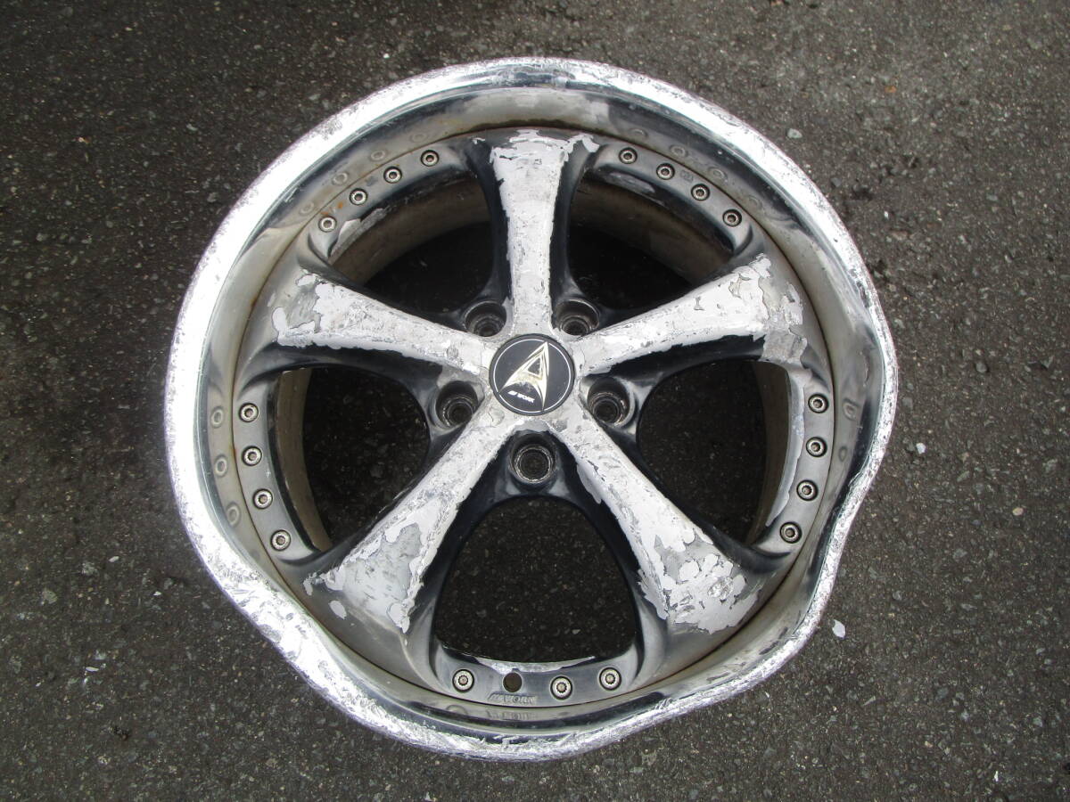 Yahoo!オークション - 【3614】深リム ワーク VS-KF 18インチ 8J +38 P...