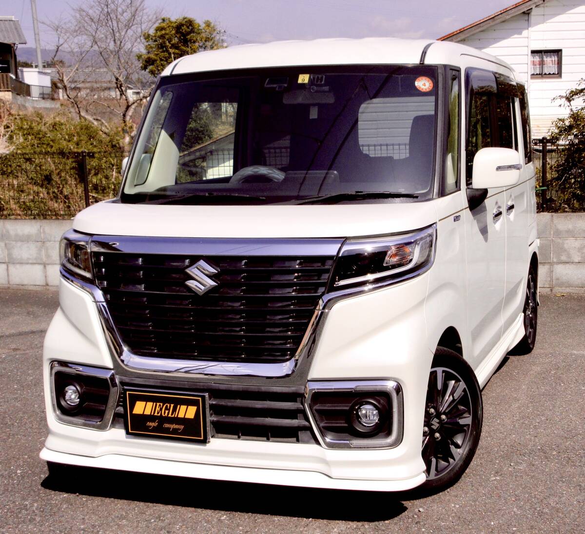 Yahoo!オークション - スペーシア カスタム MK53/エアロパーツ/フロン...