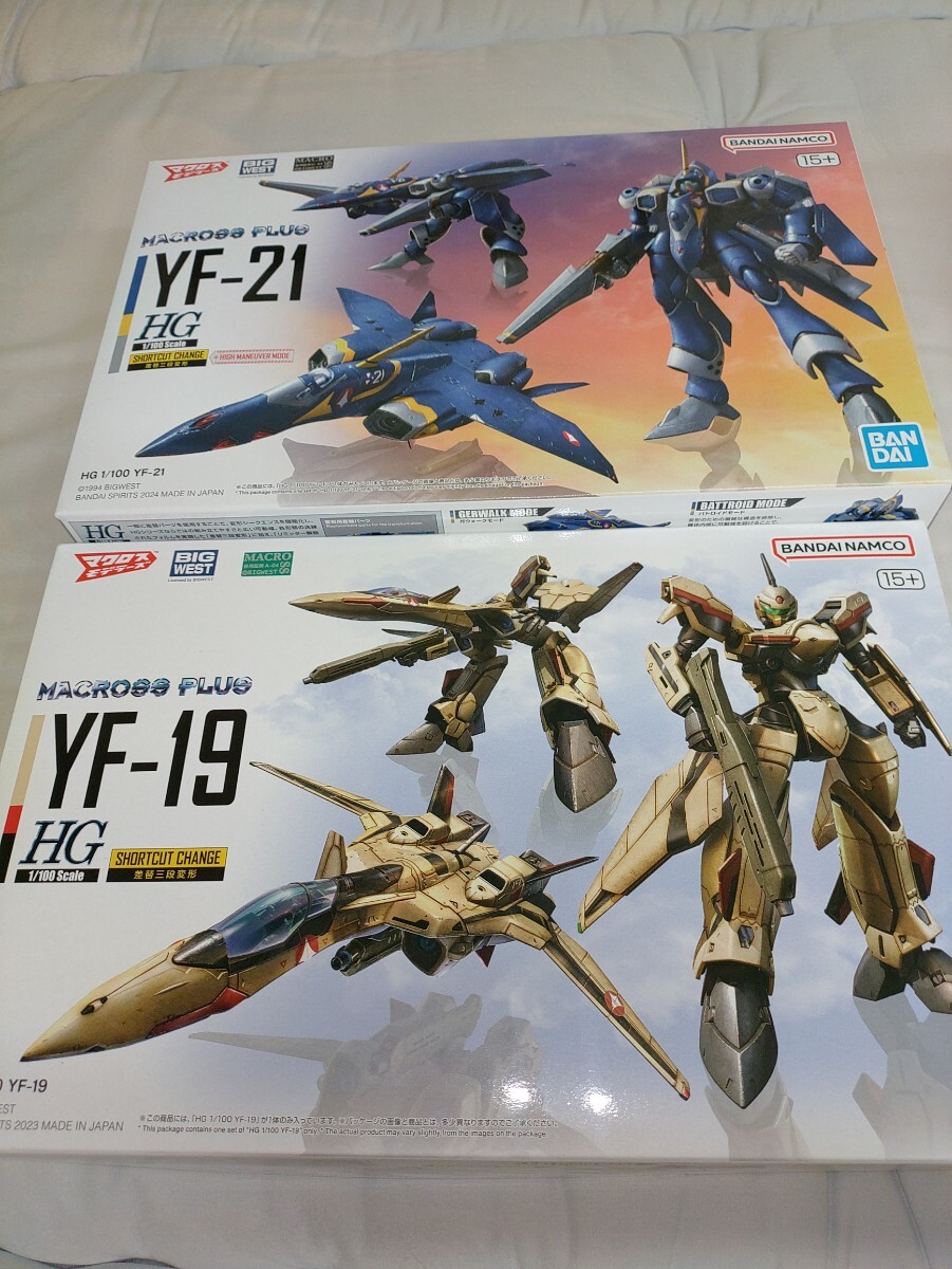 Yahoo!オークション - バンダイ マクロスプラス HG YF-19 YF-21 セット