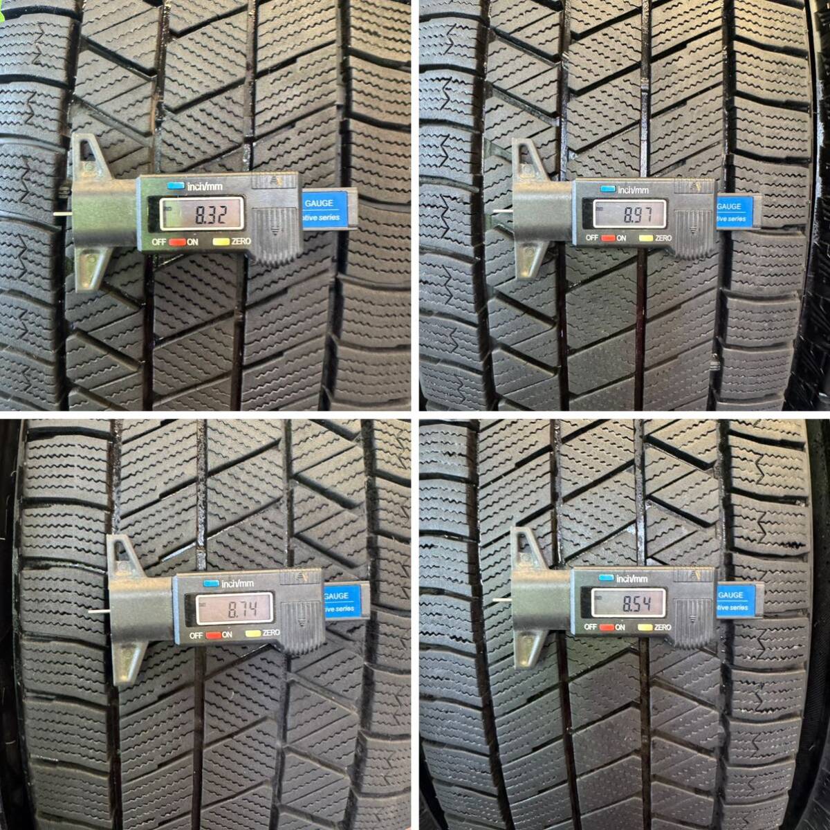 Yahoo!オークション - BRIDGESTONE BLIZZAK VRX 3 215/55R17 スタッド...