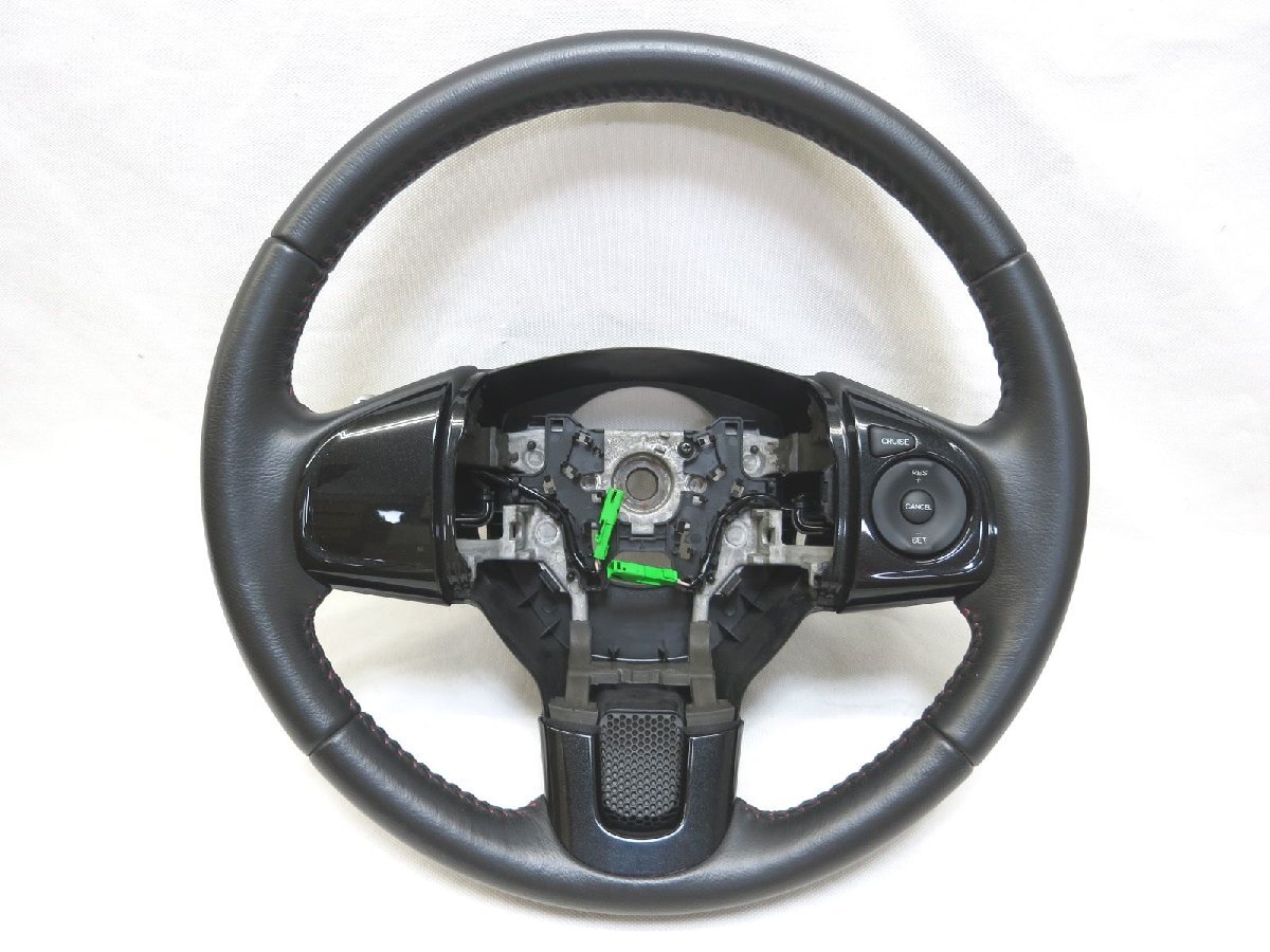 Yahoo!オークション - 美品 NONE N-ONE JG1 JG2 純正 革 ステアリング ...