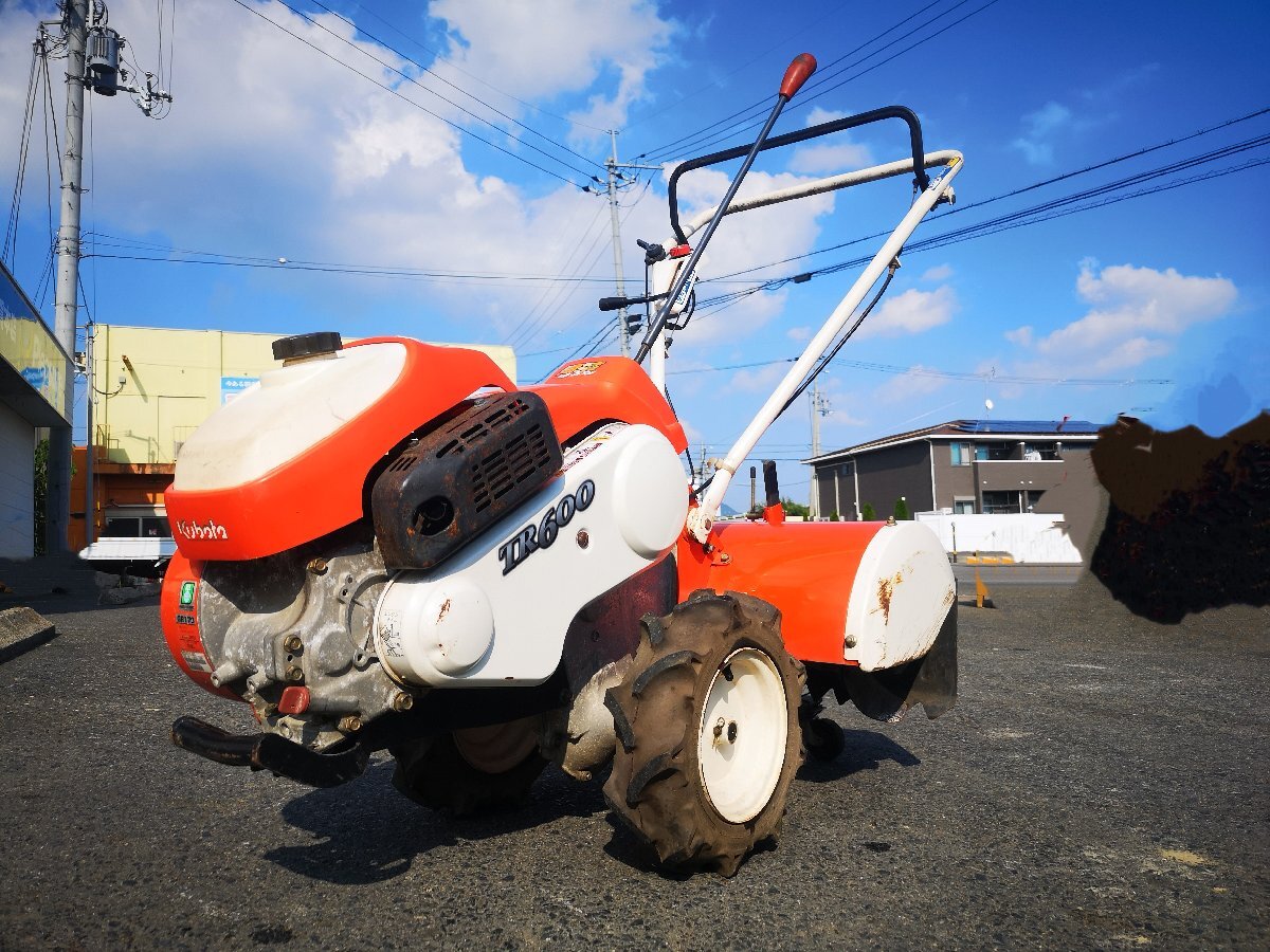 Yahoo!オークション - （滋賀）クボタ 管理機 TR600 陽菜 6.2馬力 滋賀...