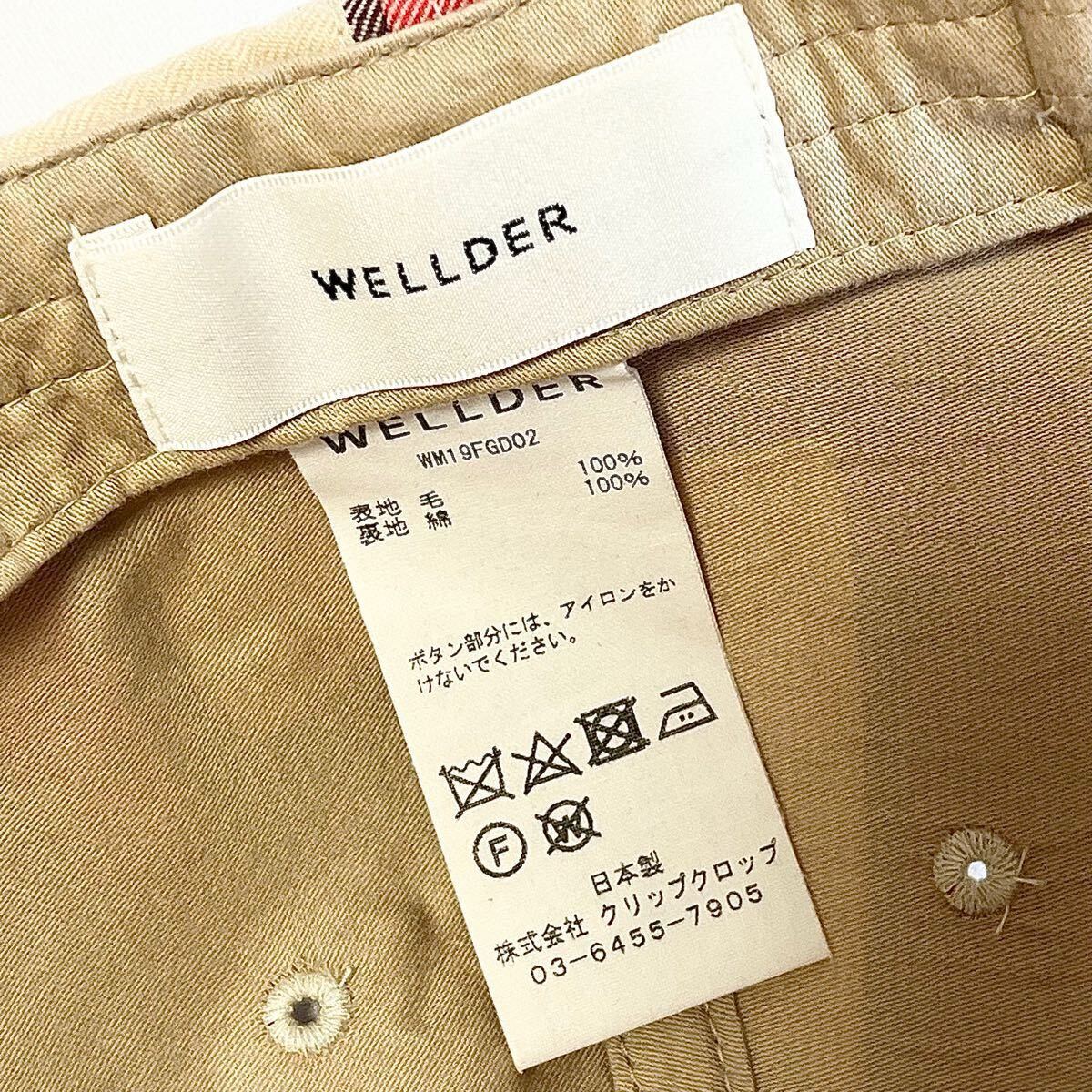 Yahoo!オークション - 【超美品】WELLDER ウェルダー 日本製 6パネルチ...