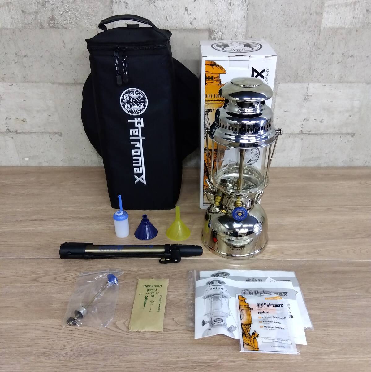 Yahoo!オークション - セット ペトロマックス HK500 ランタン ニッケル...