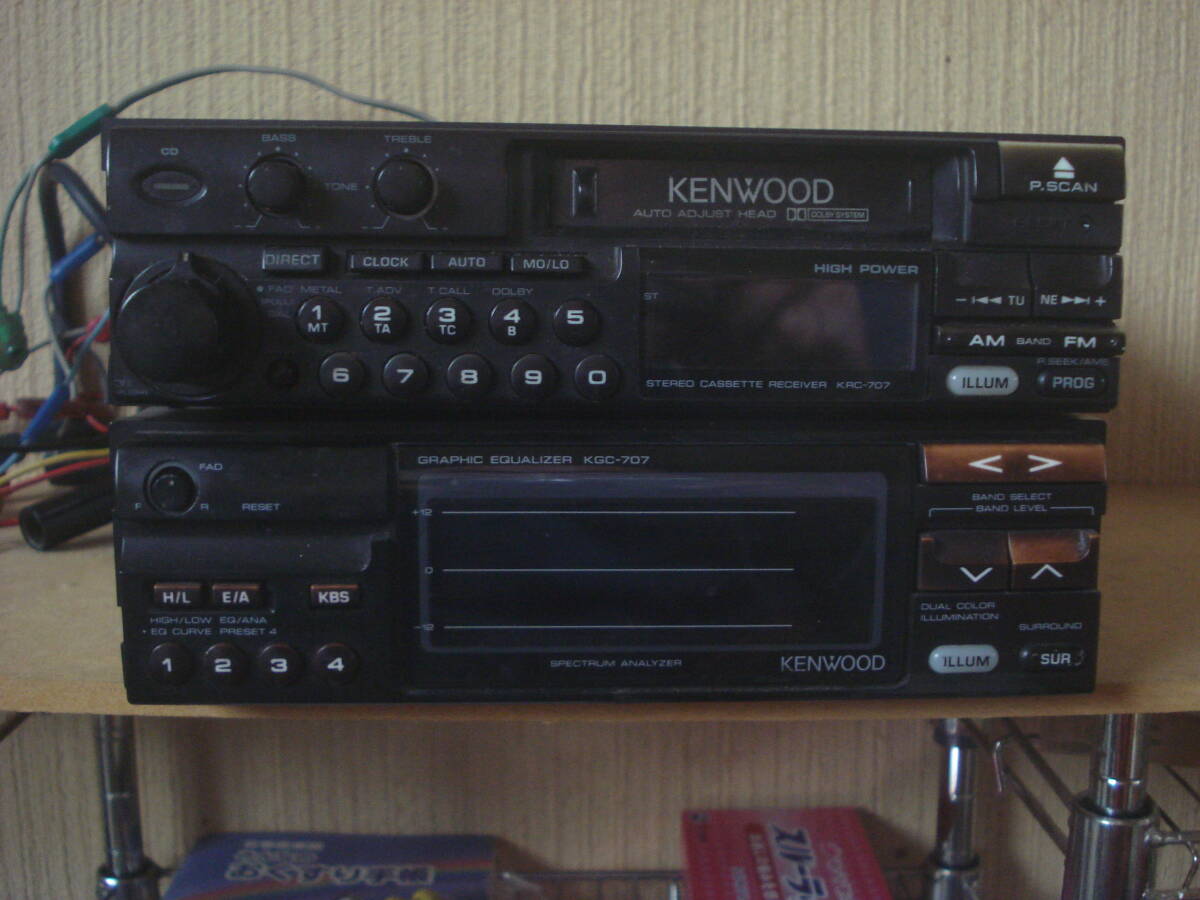 Yahoo!オークション - KENWOOD/ケンウッド KRC-707/KGC-707 カセットデ...