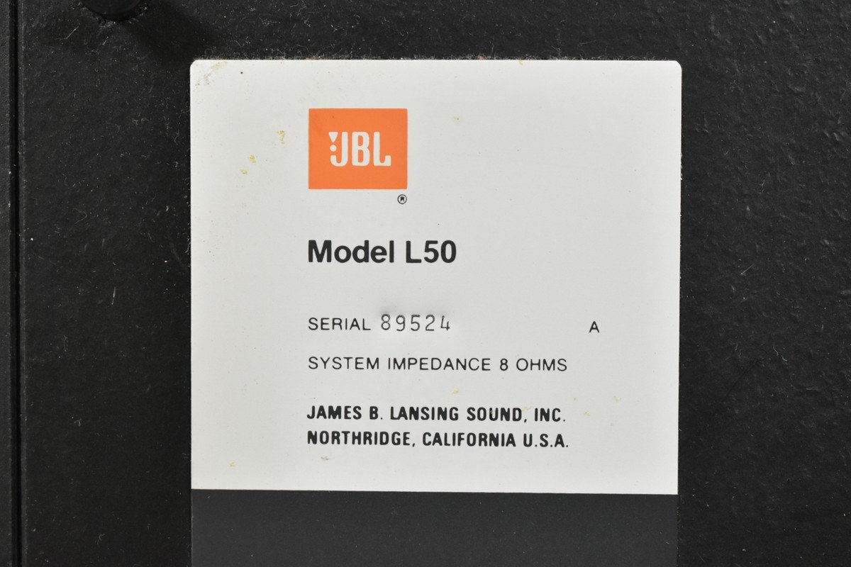 Yahoo!オークション - JBL スピーカーペア L50