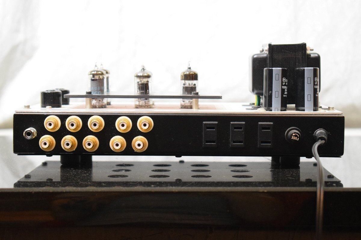 Yahoo!オークション - 自作 真空管アンプ GE/6AU6 NEC/6C4 真空管 搭載...