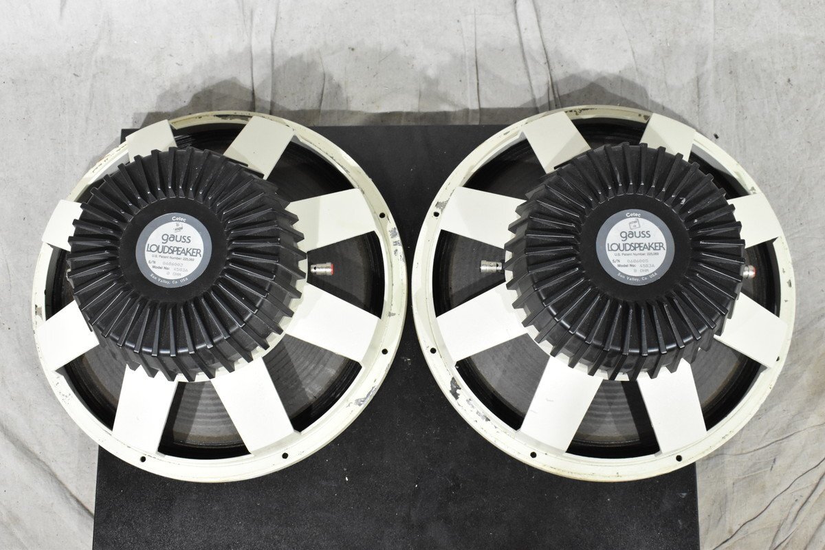 Yahoo!オークション - GAUSS ガウス ウーファーユニット ペア 4583A