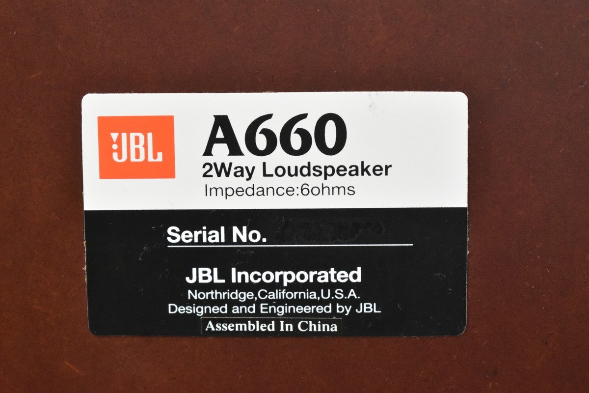 Yahoo!オークション - JBL A660 トールボーイスピーカーペア