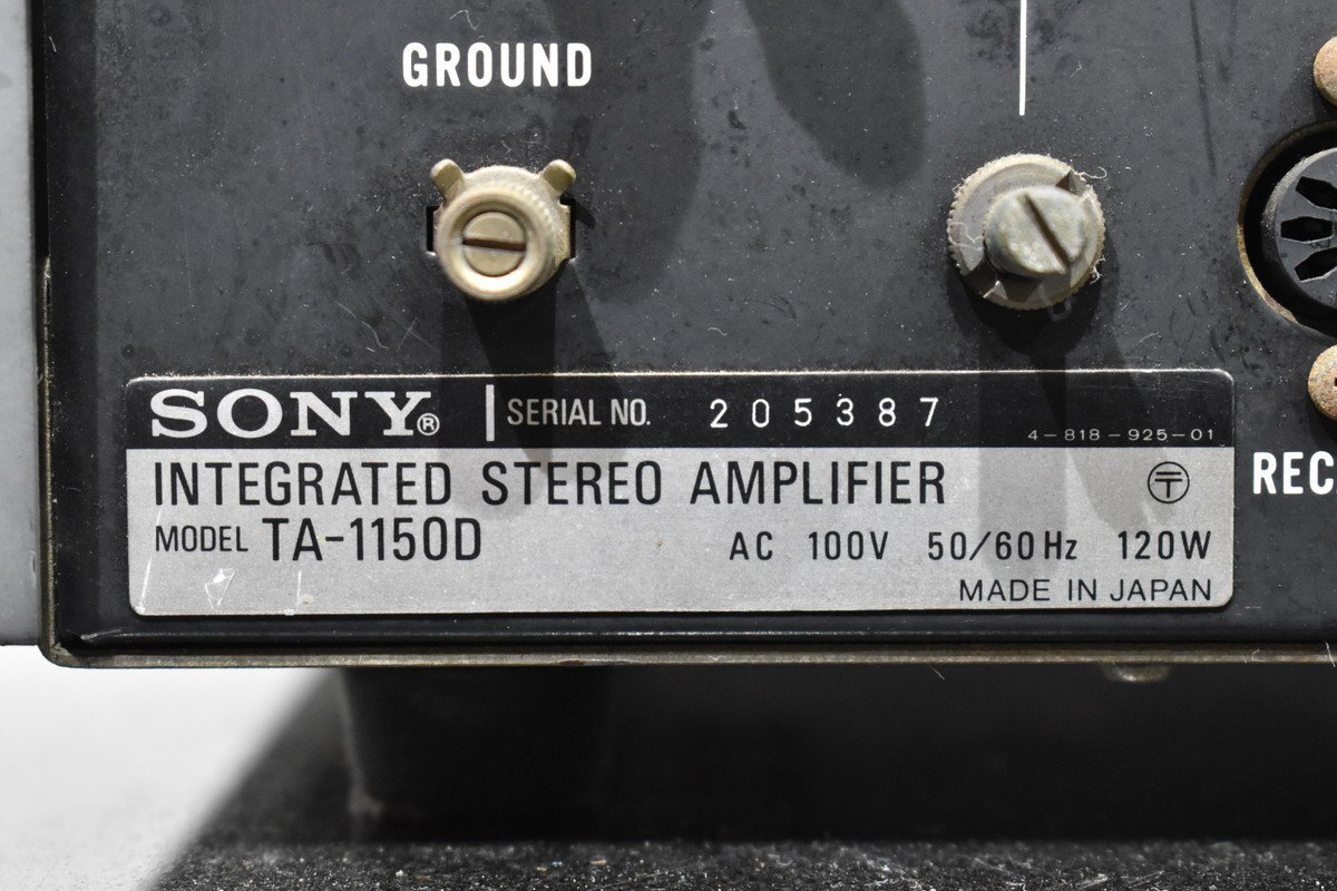 Yahoo!オークション - SONY ソニー プリメインアンプ TA-1150D