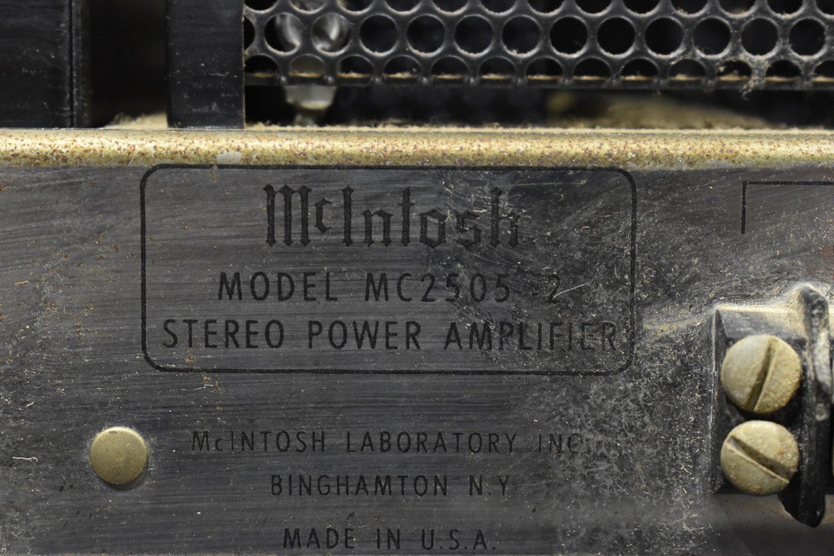 Yahoo!オークション - McIntosh マッキントッシュ パワーアンプ MC2505