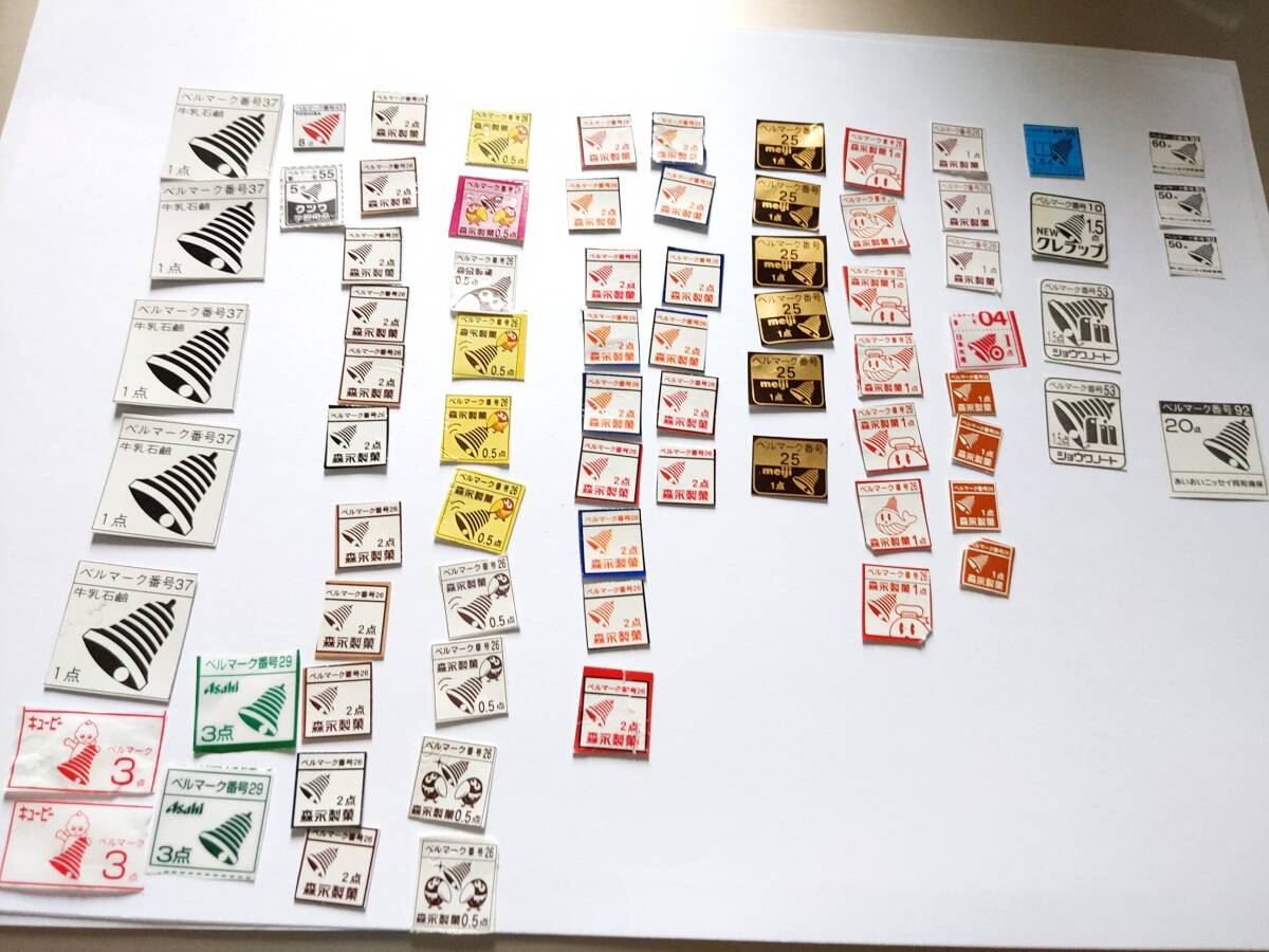 ベルマーク 284点 牛乳石 森永製菓 キューピなど キョロちゃん(食品のパッケージ)｜売買されたオークション情報、yahooの商品情報をアーカイブ公開 - オークファン（aucfan.com）