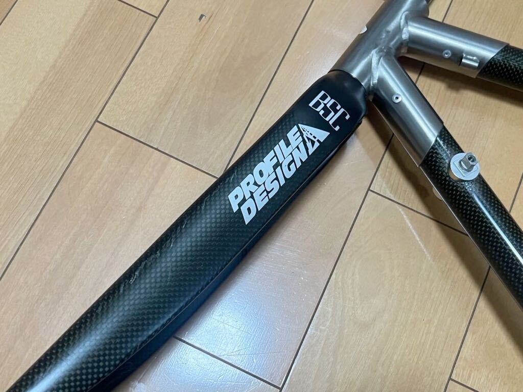 Yahoo!オークション - TIG OZ-T012 チタン×カーボン 650C ロードバイ...