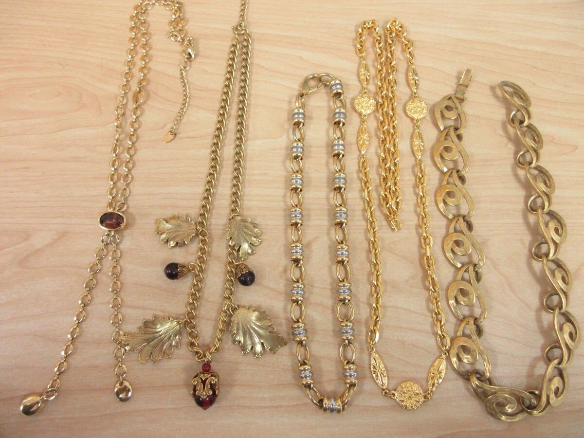 Yahoo!オークション - 【A99】ヴィンテージ ビンテージ ネックレス ゴ...