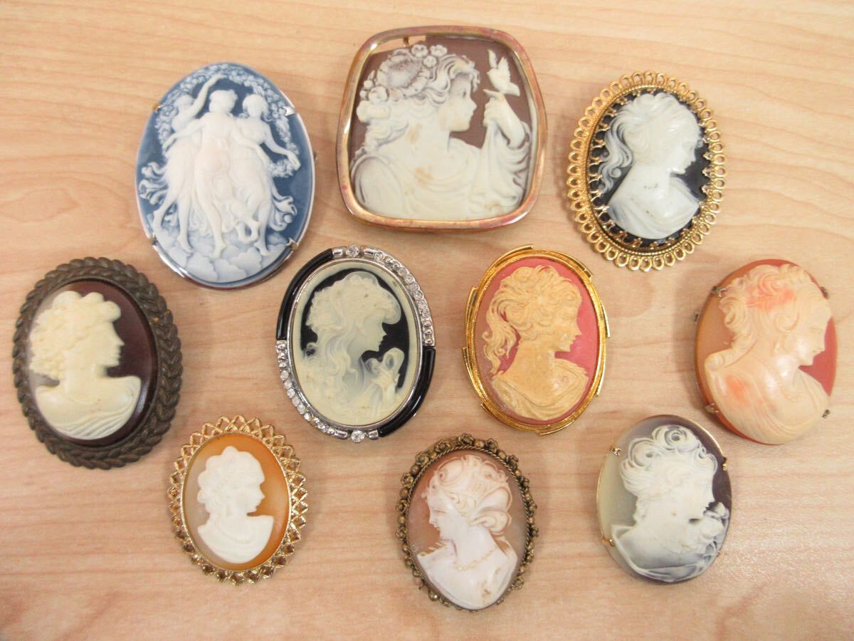 B74 カメオ CAMEO カメオ系 シェルカメオ ブローチ など ヴィンテージ ビンテージ アクセサリー 大量 まとめ売り まとめ TIA(カメオ)｜売買されたオークション情報、yahooの ...