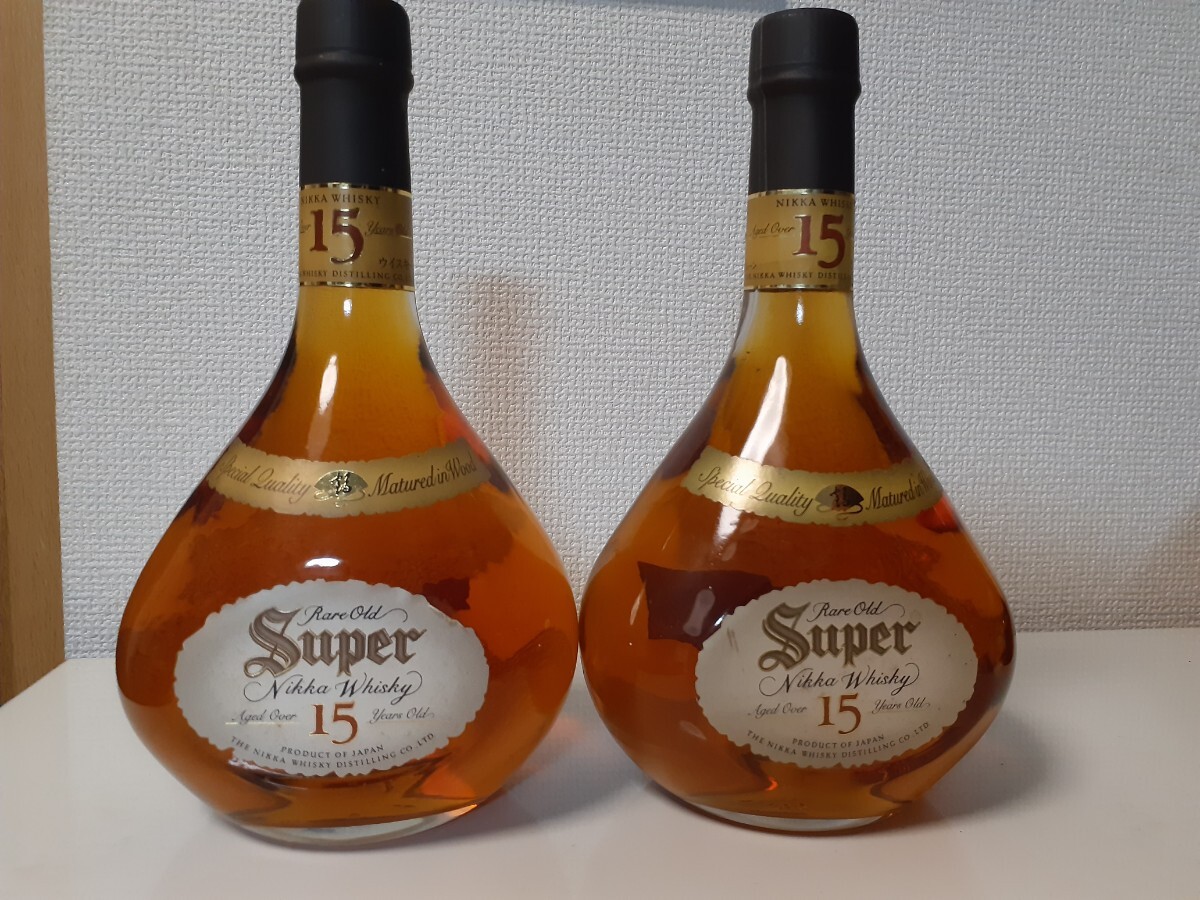 Yahoo!オークション - 古酒ウイスキーSUPER NIKKA 15年4本まとめて ス...