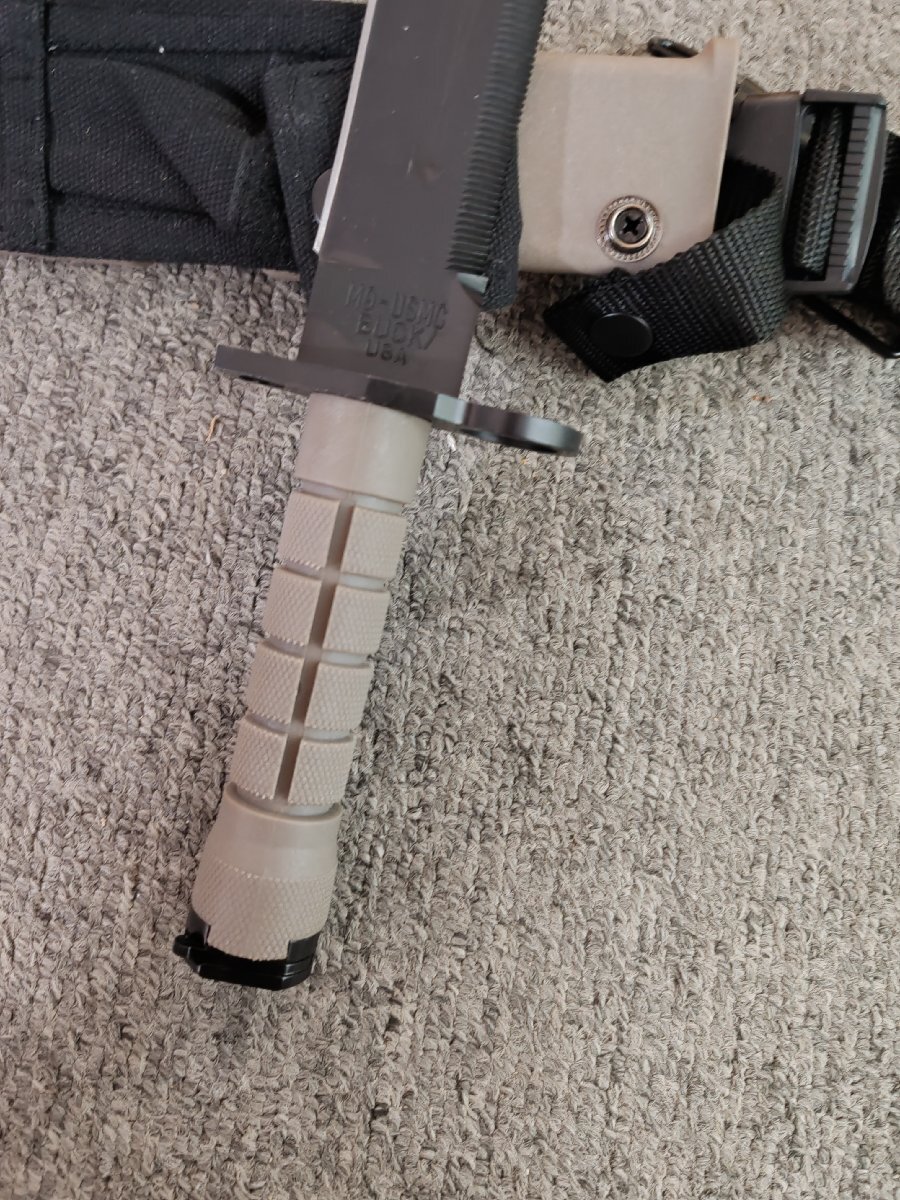 Yahoo!オークション - BUCK-M9高品質 シース付き シースナイフ 大工道...