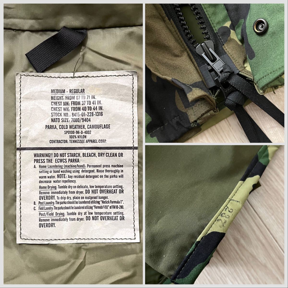 Yahoo!オークション - デッドストック 90s 米軍実物 Gen1初期型 ECWCS ...