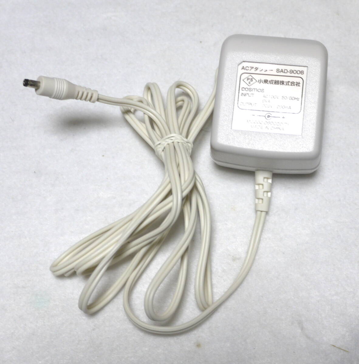 Yahoo!オークション - 小泉成器 ACアダプター SAD-9006 DC6V 600mA 動...