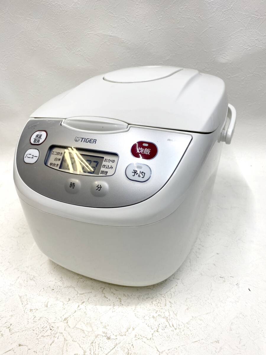 Yahoo!オークション - タイガー マイコン炊飯ジャー JBH-G182 中古美品...