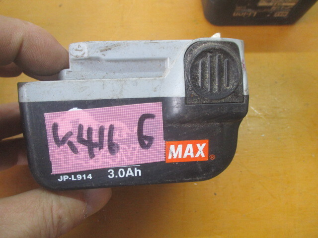Yahoo!オークション - k4166 MAX JP-L914 14.4V