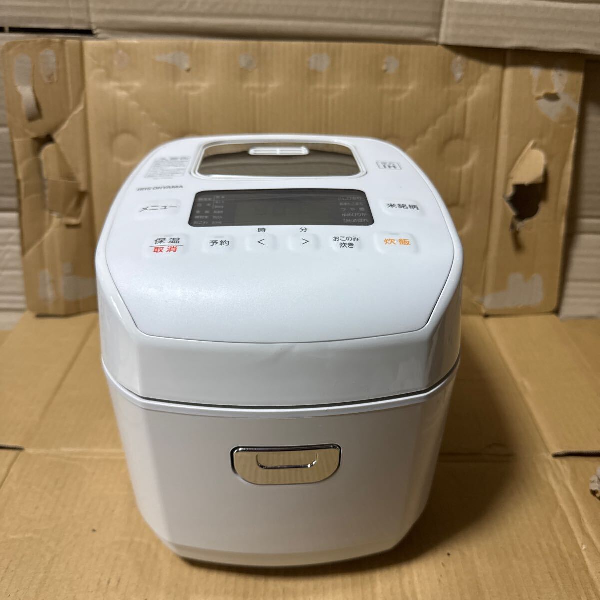 Yahoo!オークション - あ-7803）IRIS OHYAMA 圧力IH炊飯器 RC-PD30-W 2...