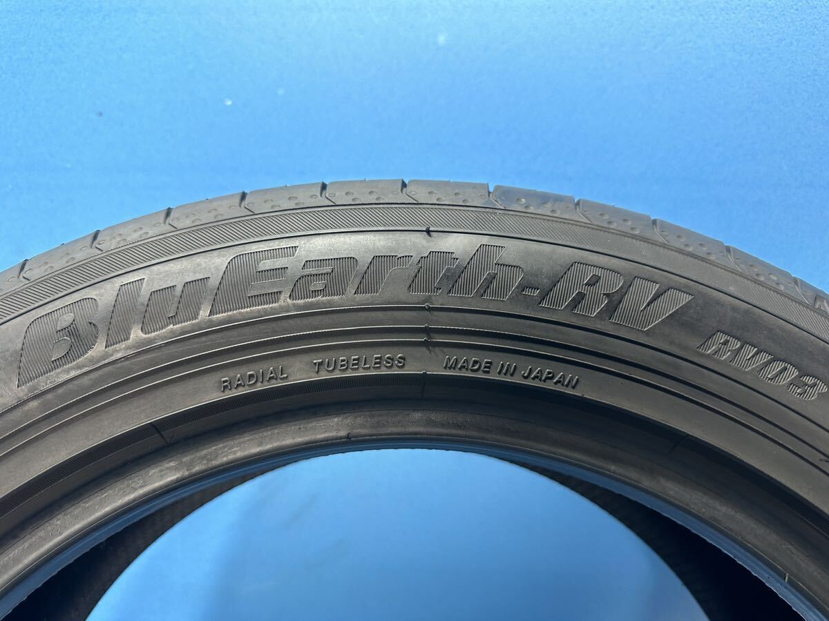 Yahoo!オークション - 225/55R18 22年 ヨコハマ BluEarth-RV RV03 中古...