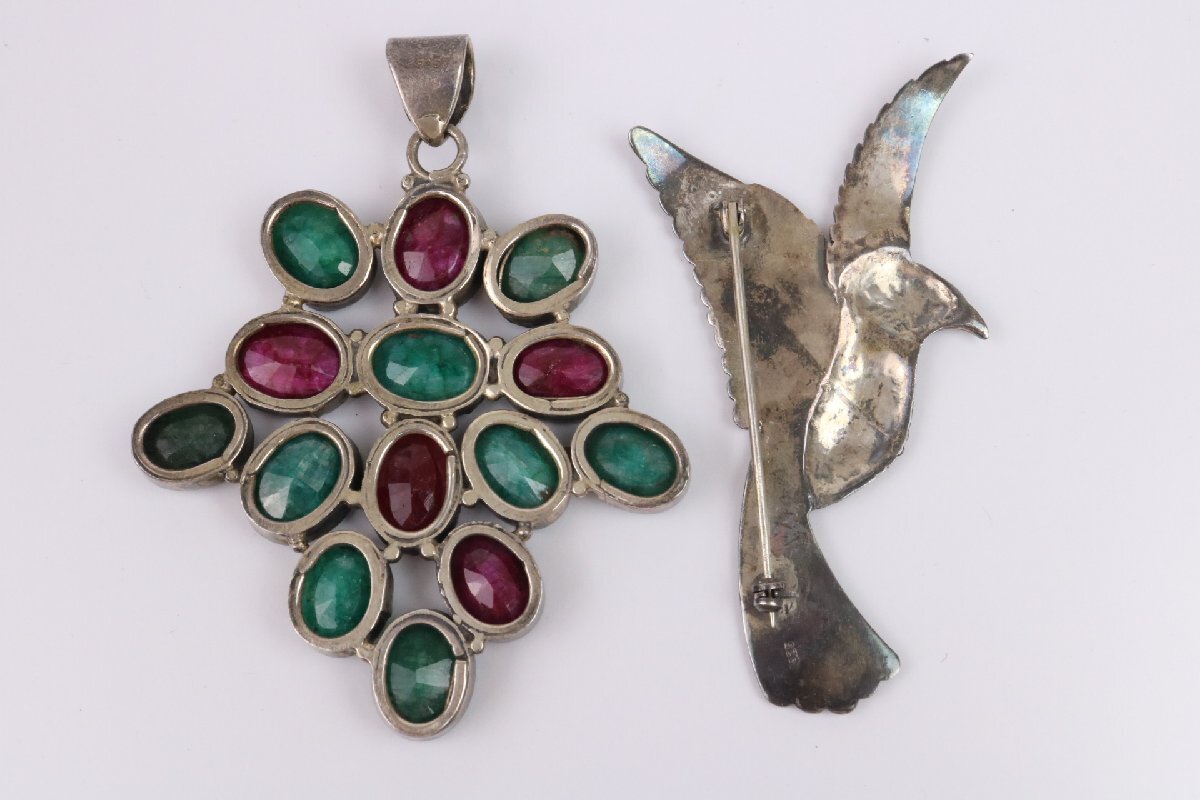 Yahoo!オークション - シルバー925 アクセサリー まとめて 大量 約161g...