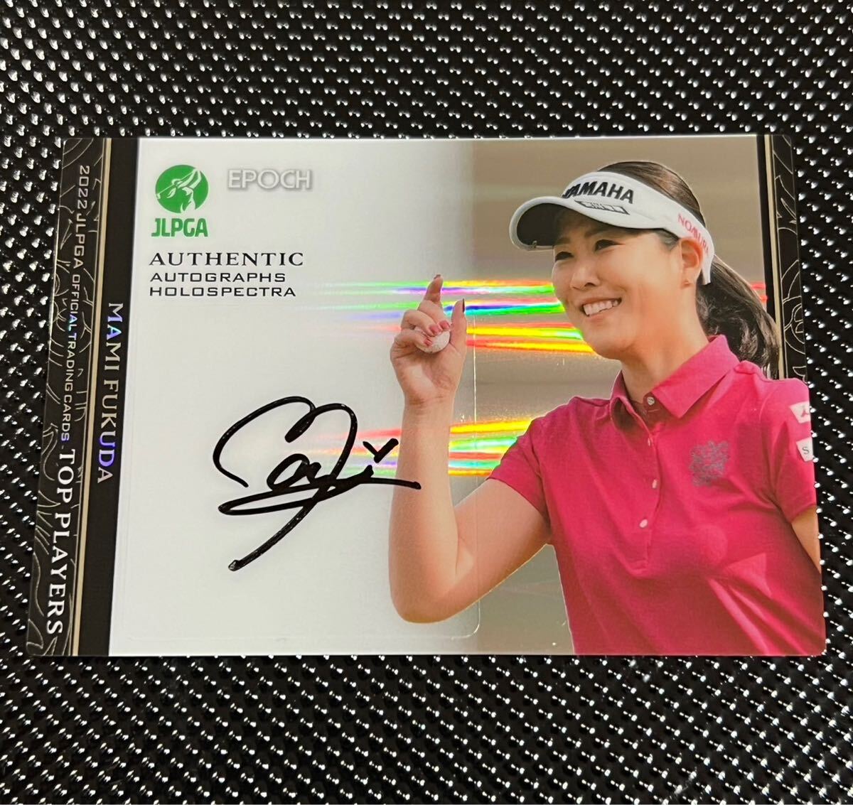 Yahoo!オークション - 10枚限定 福田真未 EPOCH JLPGA 直筆サイン Auto...