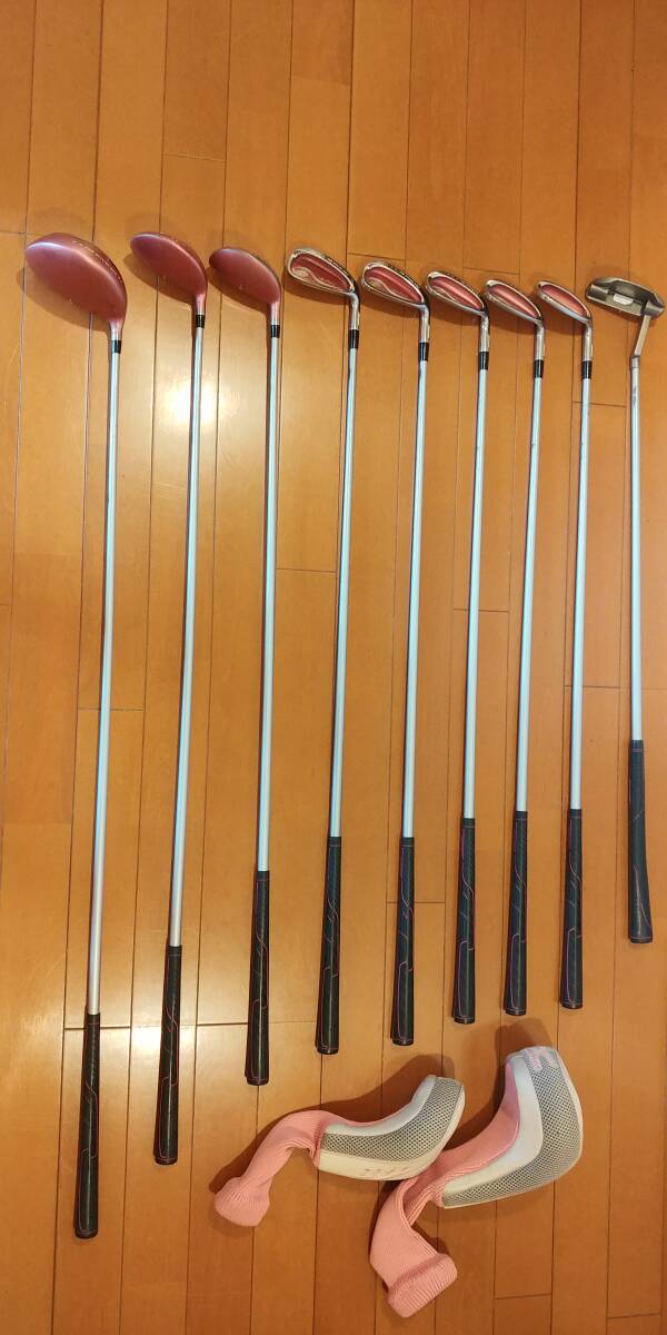 Yahoo!オークション - ミズノ efil レディース クラブ 9本セット（フ...