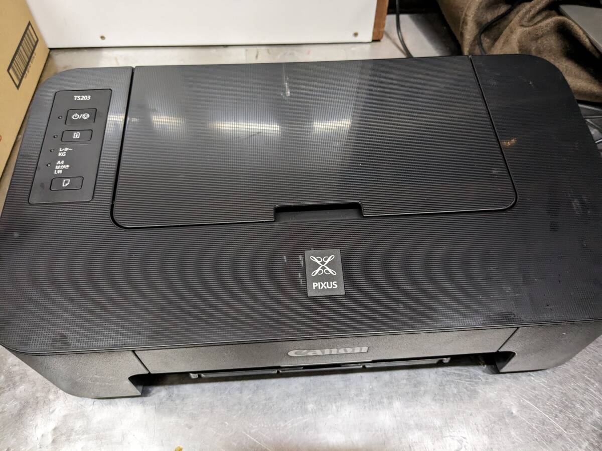 Yahoo!オークション - キヤノン Canon プリンター PIXUS TS203 A4 カラ...