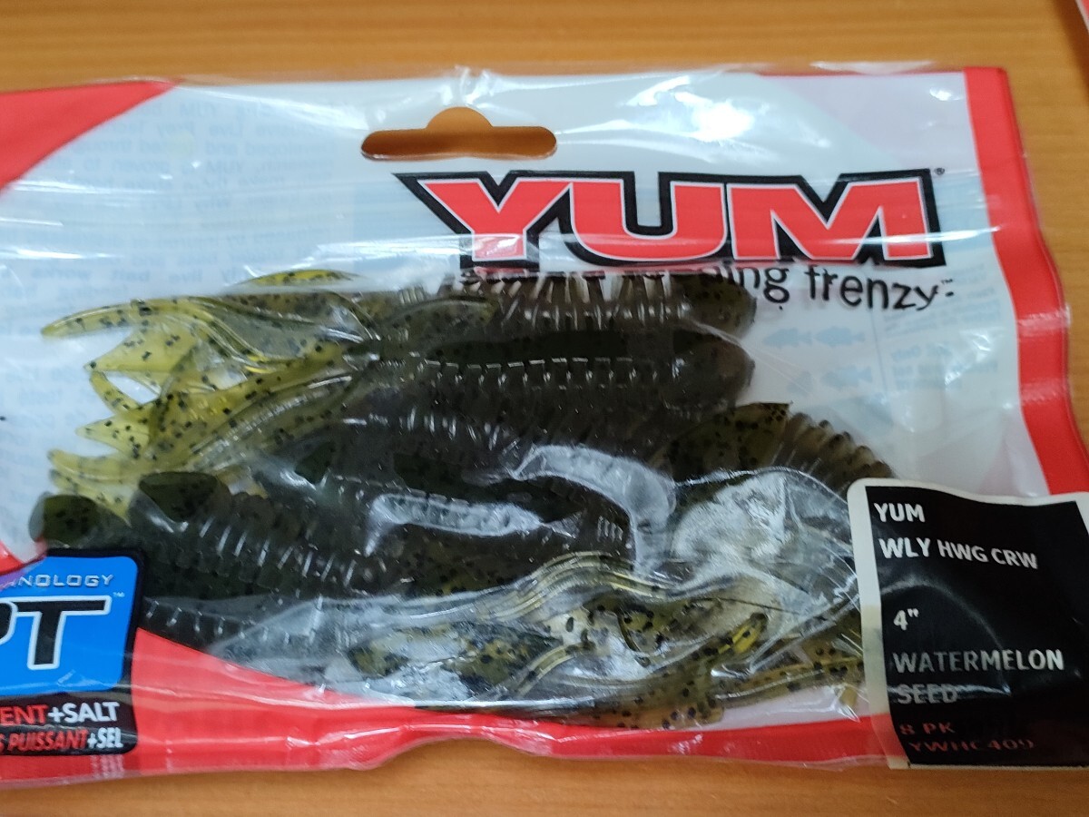 Yahoo!オークション - YUM ウーリーホッグクロー ヤム 4インチ ワーム