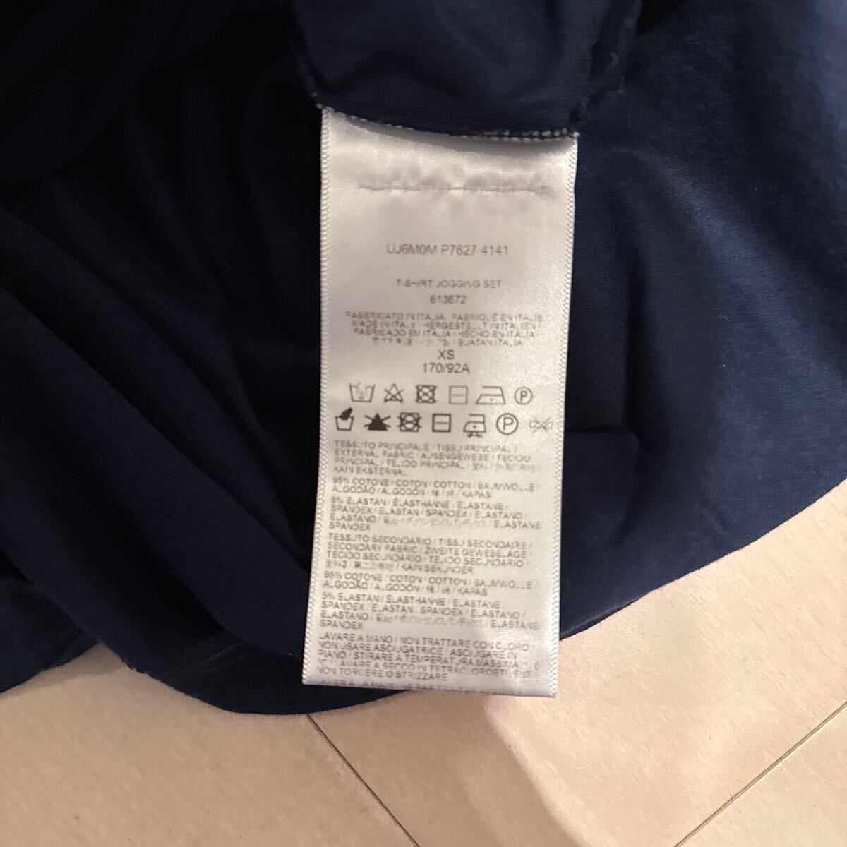 Yahoo!オークション - Brioni ブリオーニ ネイビー 半袖 ポケットTシャ...