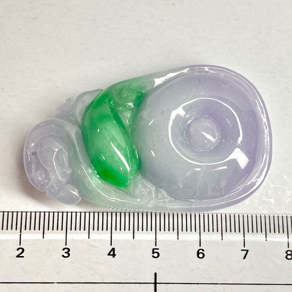 Yahoo!オークション - (天然本翡翠194.5ct)o 約55.5×33.1mm ルース 裸...