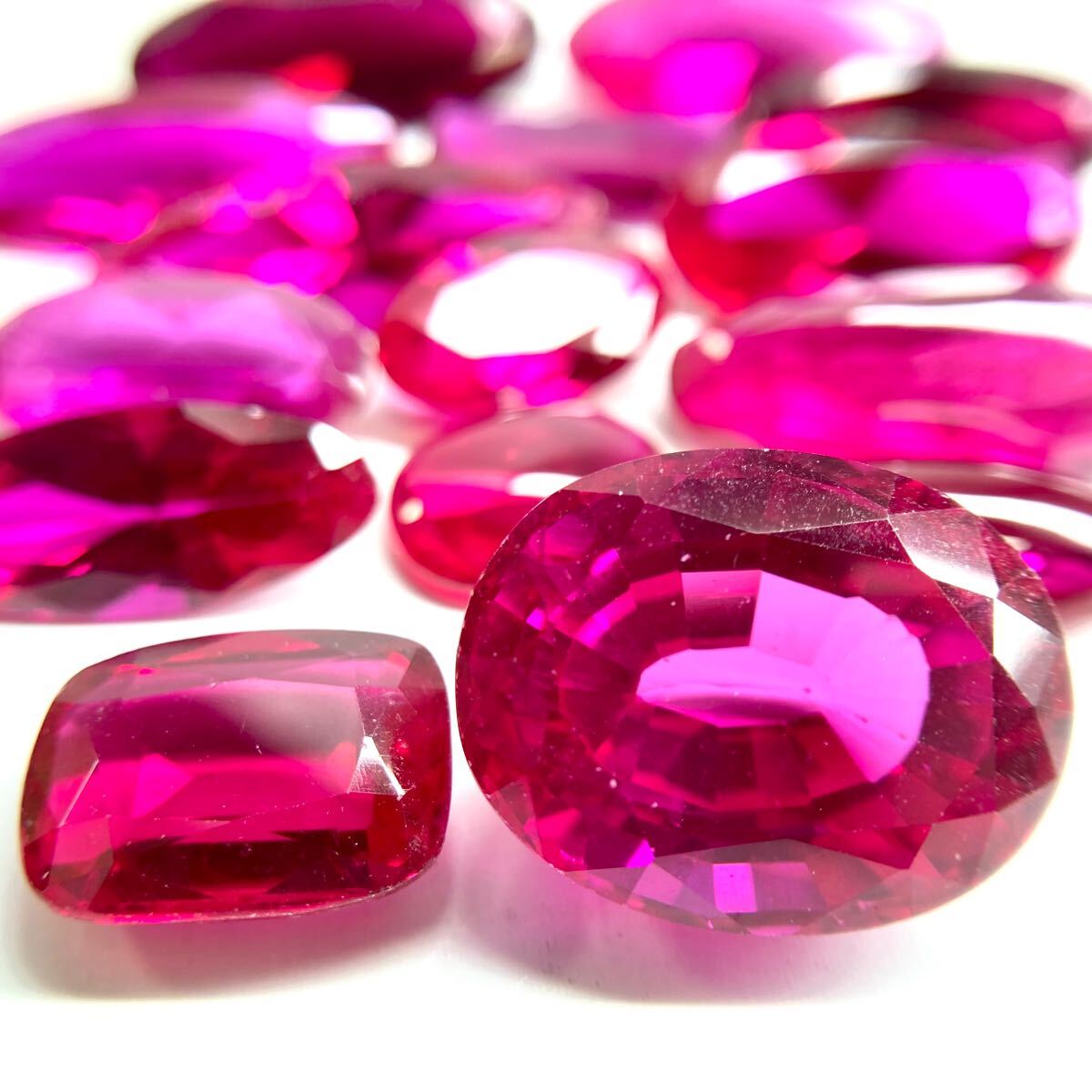 Yahoo!オークション - (ルビー17点おまとめ150.5ct)o 約30.1g ルース ...