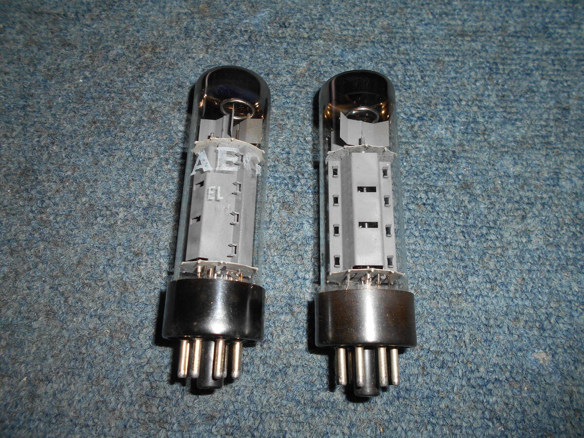 Yahoo!オークション - AEG （テレフンケン） EL34 中古ペア ジャンク品...
