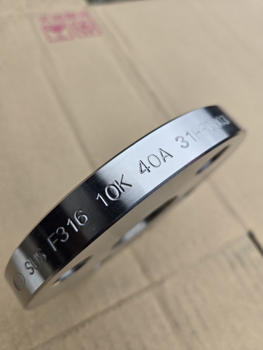 Yahoo!オークション - ステンレスフランジ SUS F316 10K 40A ネジ込み...