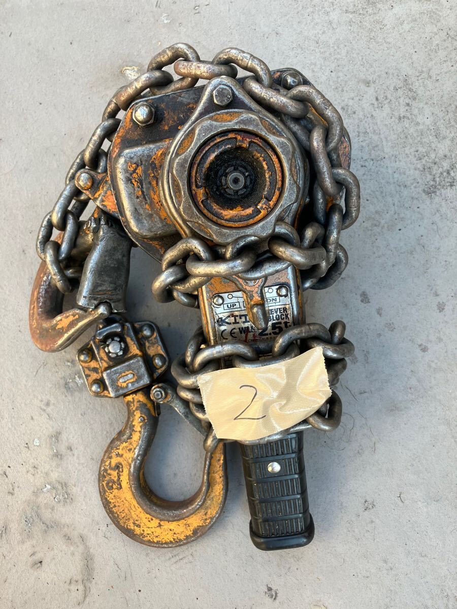 Yahoo!オークション - レバーブロック2.5t